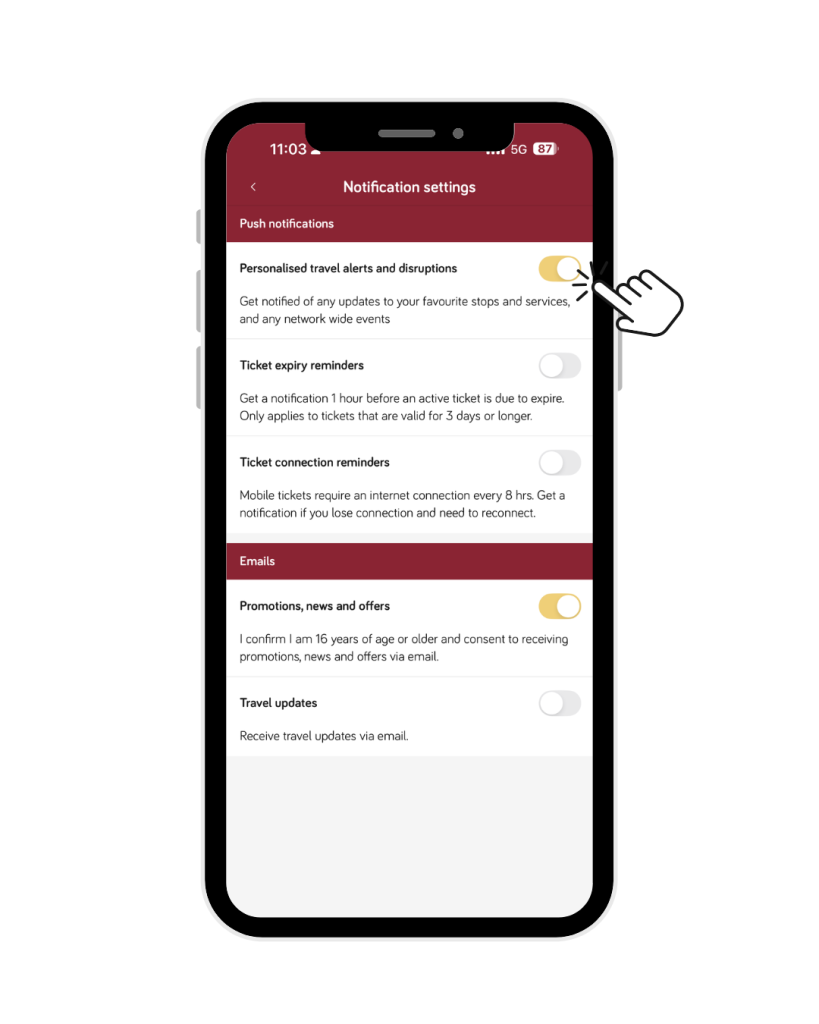 Personalised Travel Alerts - East Yorkshire