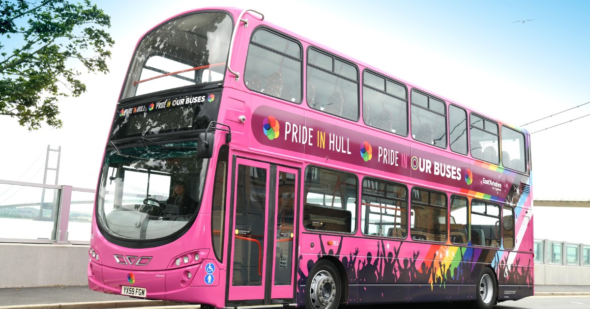 Celebrate Pride in Hull with East Yorkshire Buses! - East Yorkshire
